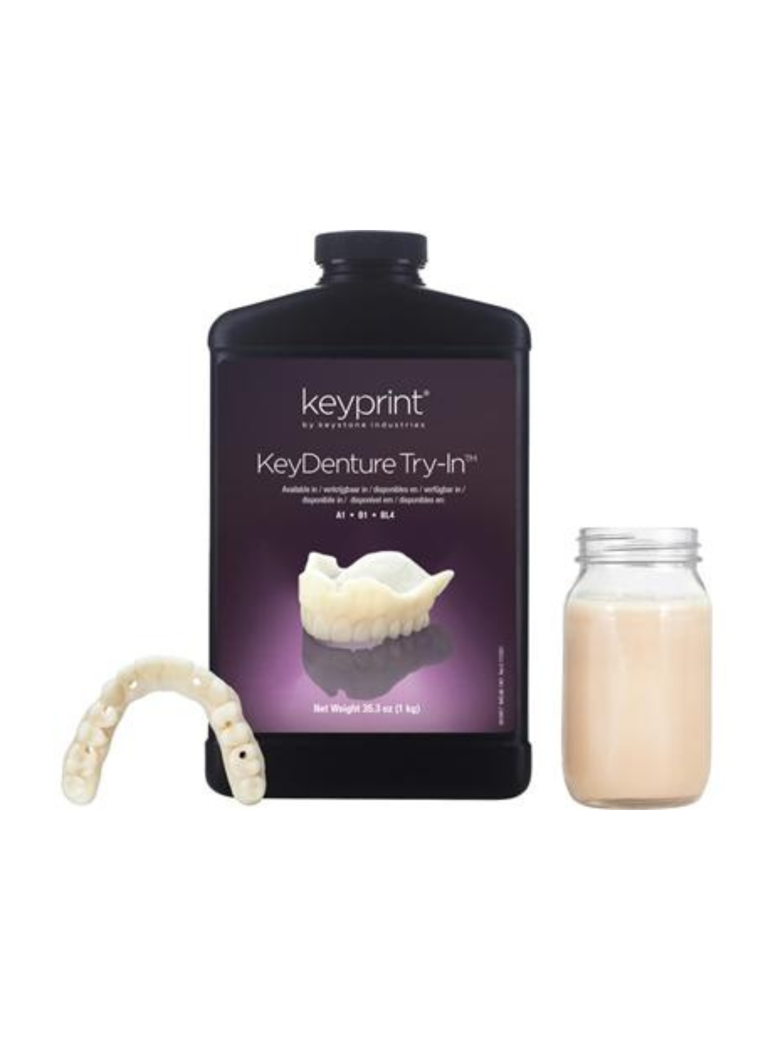 KeyDenture Try-In – A1 1 kg | KeyPrint by Keystone | MediScan‑Milling – MediScan - milling ...